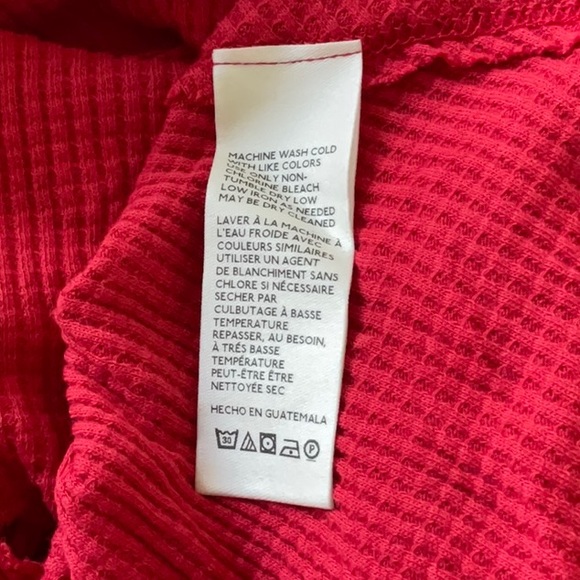 Free People | Tops | Nwot We The Free Jayson Ringer Thermal Long Sleeve ...